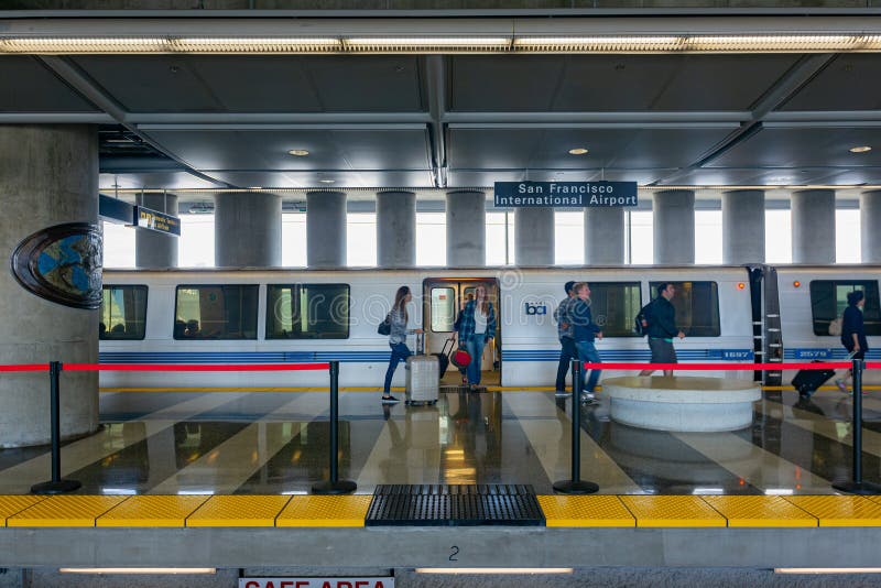 Sunny View of a Bart Station Editorial Photo - Image of sunny, indoor ...