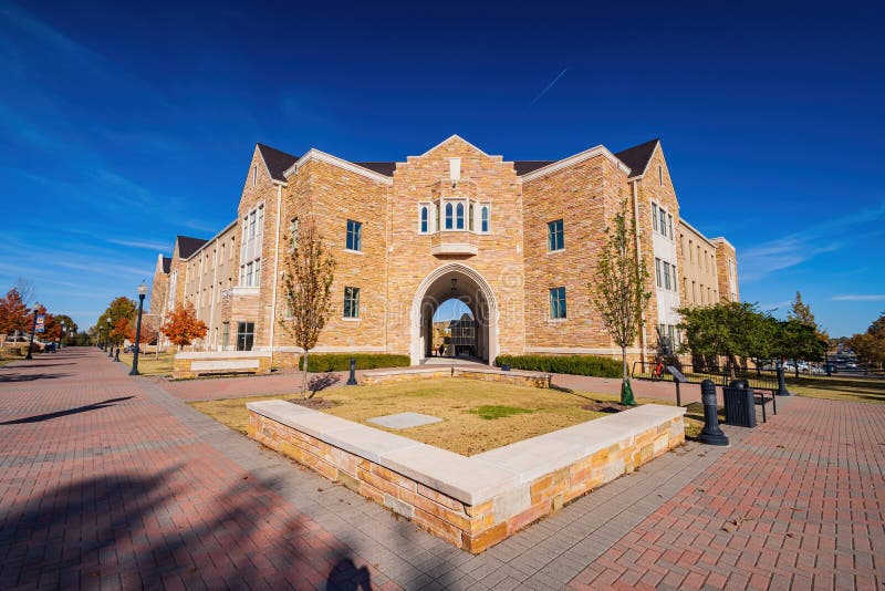 Sunny View of the Beautiful Campus of the University of Tulsa Editorial ...