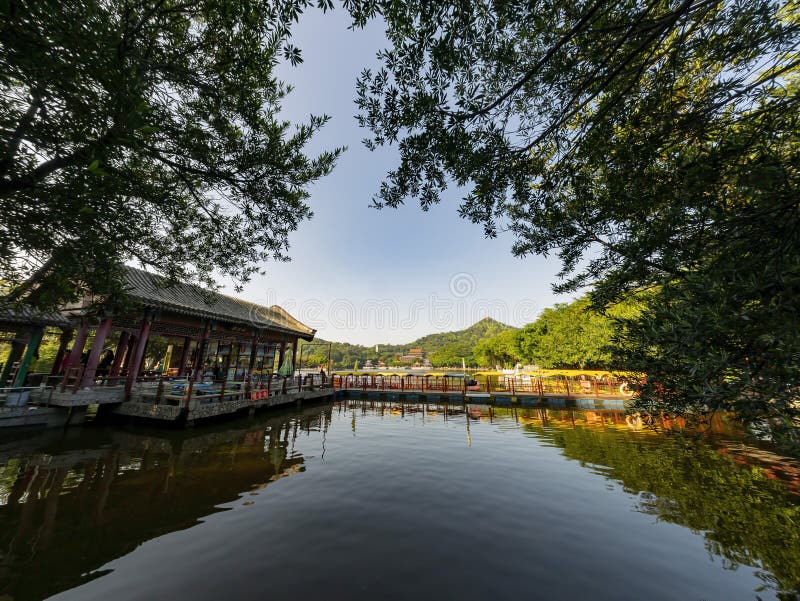 Sunny View of the Beijing`s Yuanming Palace Editorial Photo - Image of ...
