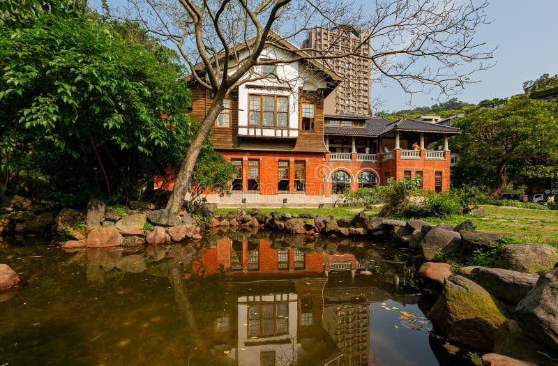 Sunny View of Beitou Hot Spring Museum Stock Photo - Image of asia ...