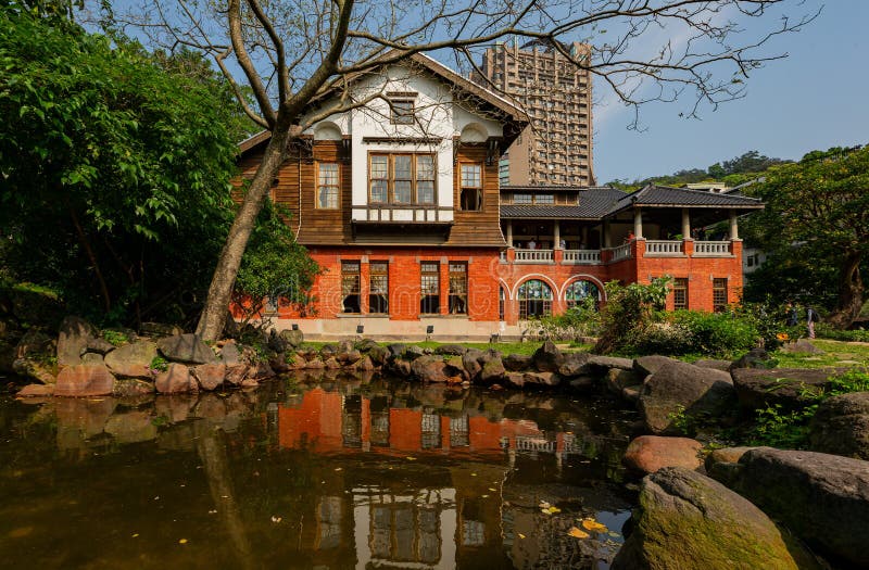 Sunny View of Beitou Hot Spring Museum Stock Image - Image of museum ...