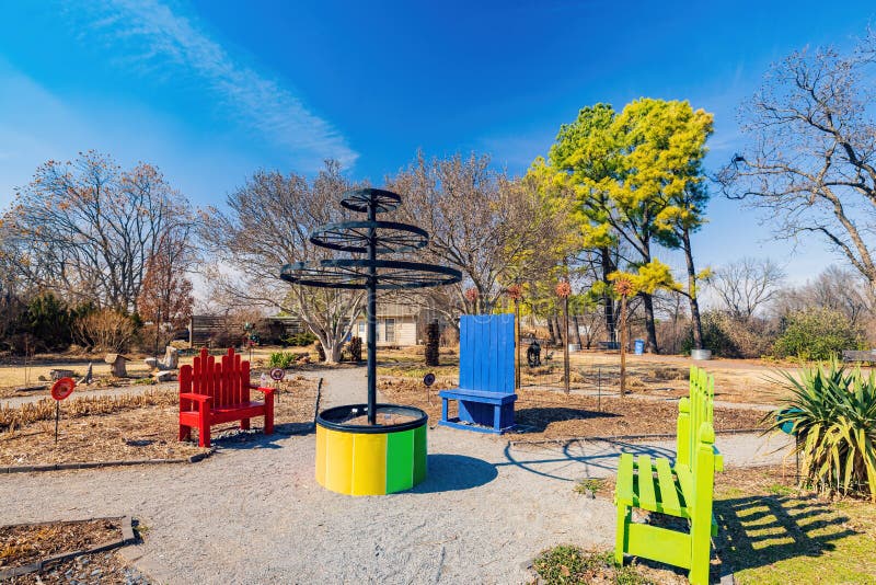 Sunny View of the Botanic Garden of Oklahoma State University Editorial ...