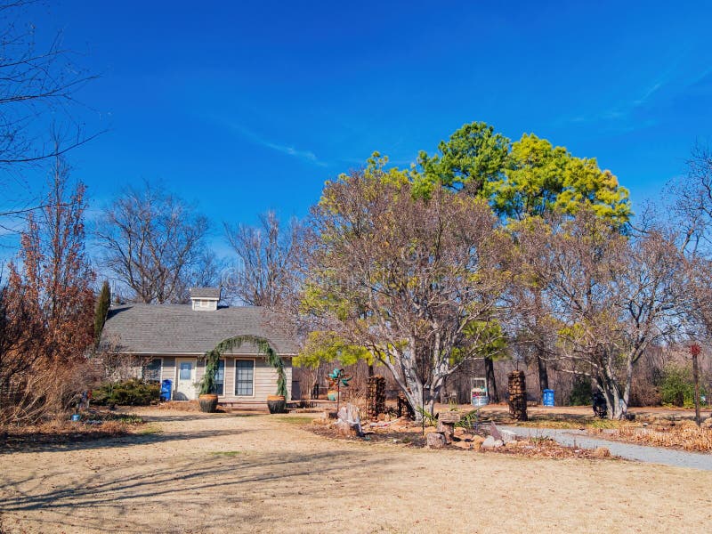 Sunny View of the Botanic Garden of Oklahoma State University Stock ...