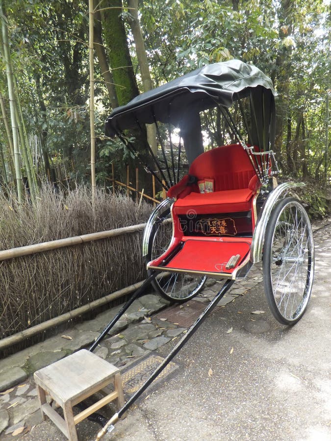 Sunny View of an Empty Man Pulled Cart Editorial Image - Image of asia ...