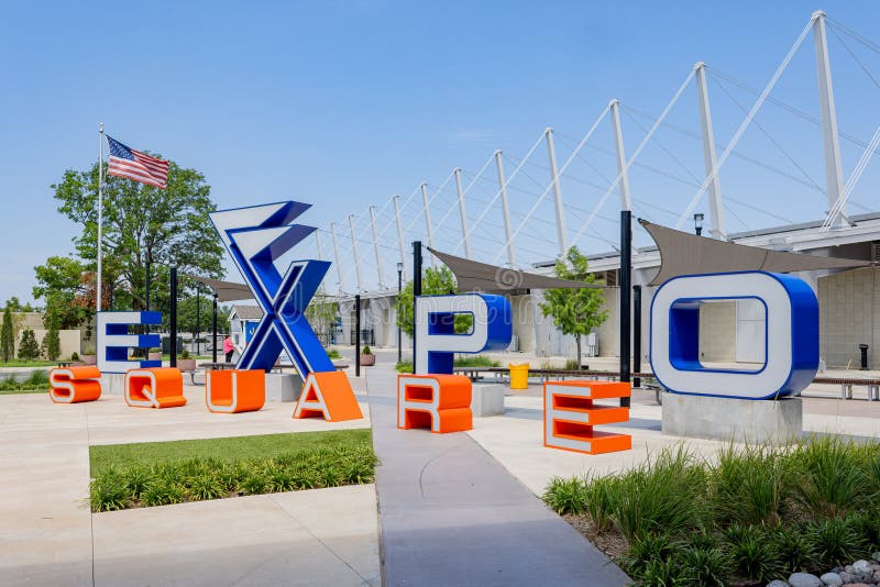 Sunny View of the Expo Square Editorial Photography - Image of oklahoma ...