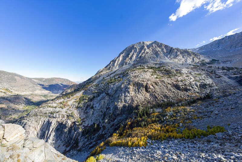 Sunny View of the Fall Color Around Conway Summit Stock Image - Image ...