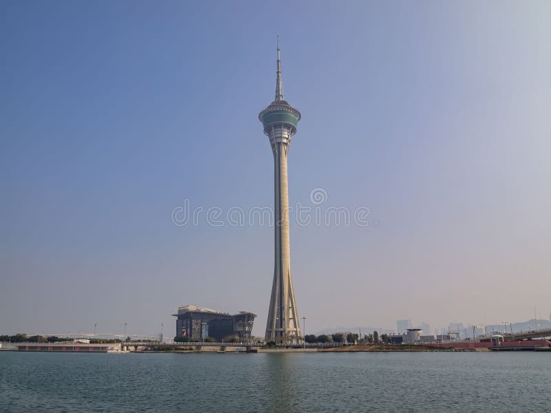 Sunny View of the Famous Macau Tower Editorial Photo - Image of sunny ...