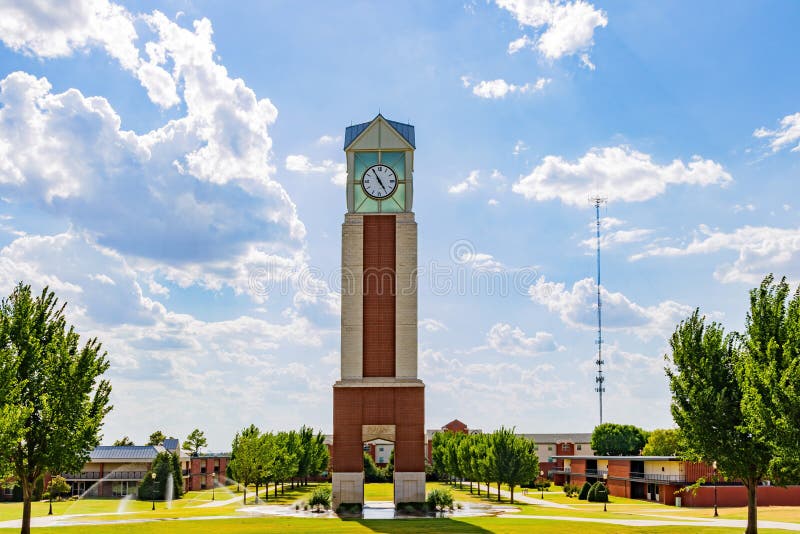Sunny View of the Freede Centennial Tower of Oklahoma Christian ...