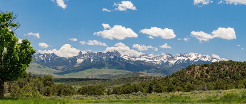Sunny View of Landscape of Ridgway State Park Stock Photo - Image of ...
