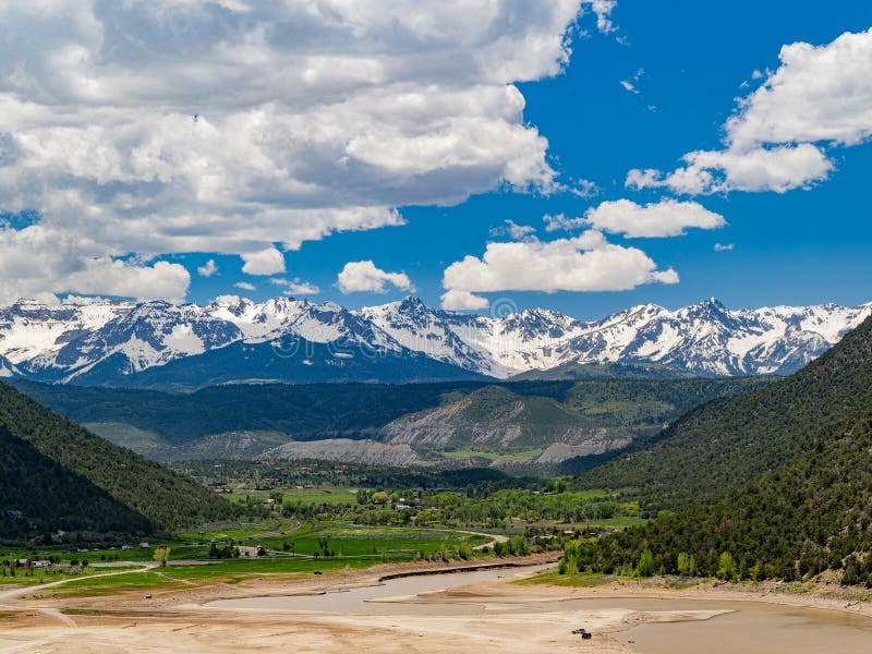 Sunny View of Landscape of Ridgway State Park Stock Image - Image of ...