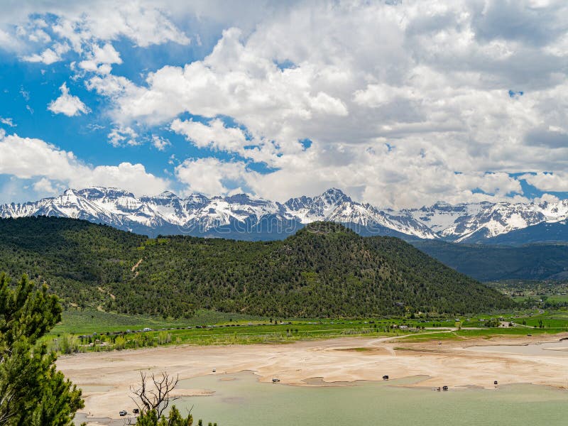 Sunny View of Landscape of Ridgway State Park Stock Photo - Image of ...