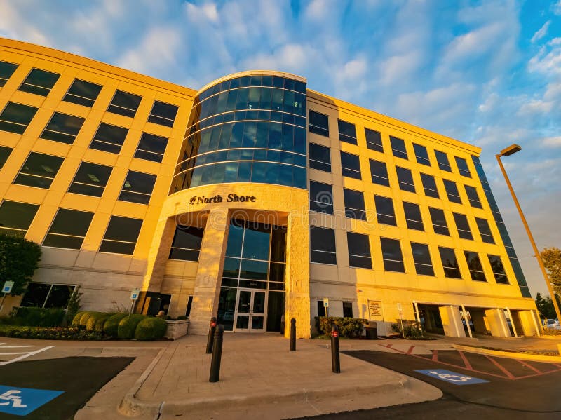 Sunny View of the North Shore Business Center Editorial Stock Photo ...