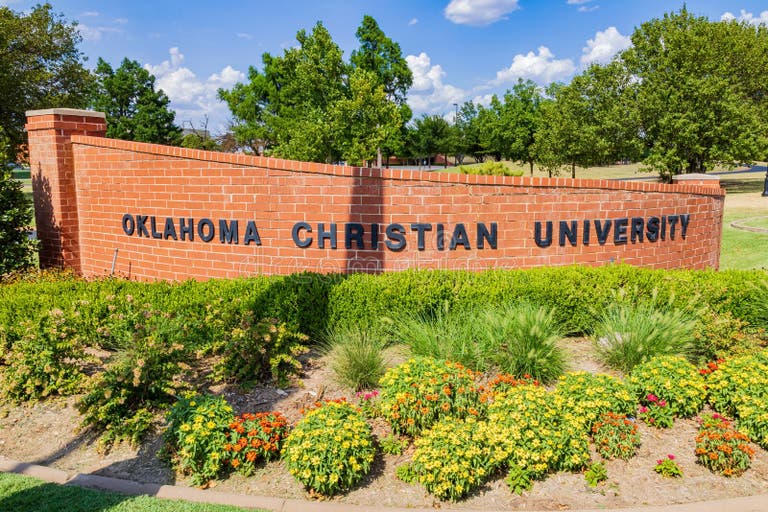 Sunny View of the Oklahoma Christian University Editorial Stock Image - Image of outdoor ...