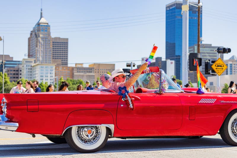 Sunny View of the Oklahoma City Pride Pridefest Parade Editorial Image ...