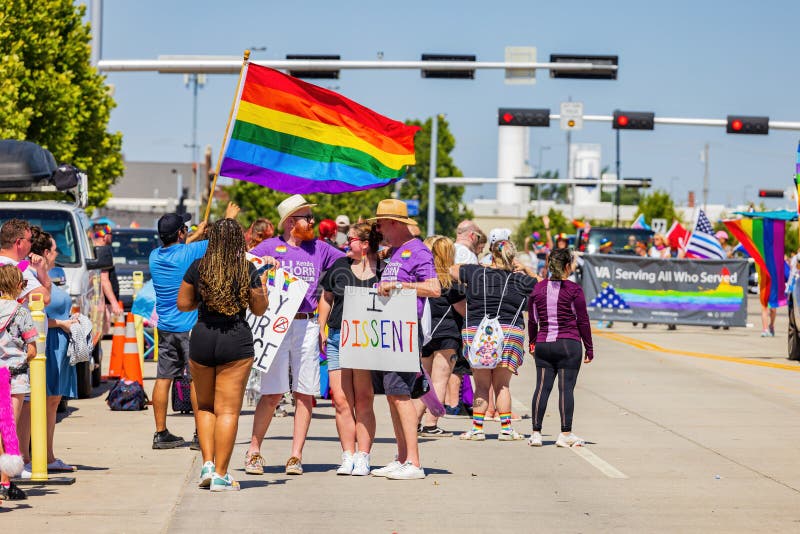 Sunny View of the Oklahoma City Pride Pridefest Parade Editorial Stock ...