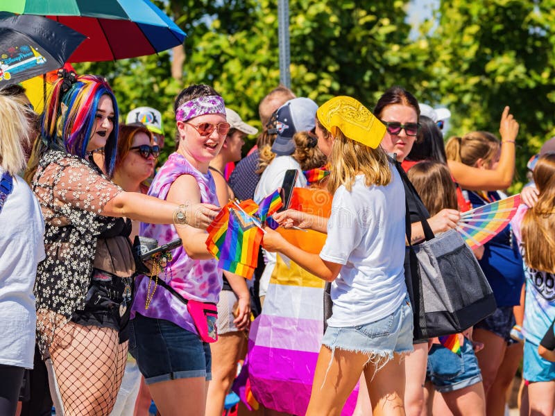 Sunny View of the Oklahoma City Pride Pridefest Parade Editorial Photo ...
