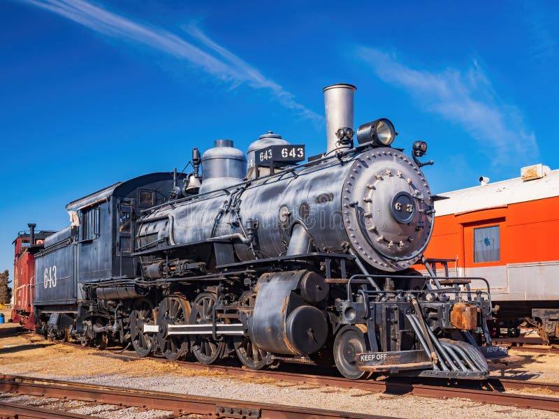 Sunny View of the Oklahoma Railway Museum Editorial Stock Image - Image ...