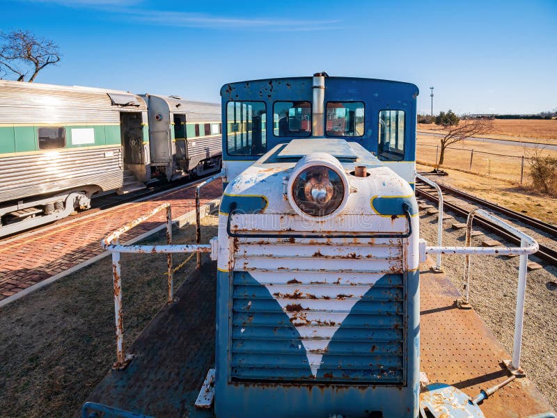 Sunny View of the Oklahoma Railway Museum Editorial Image - Image of ...