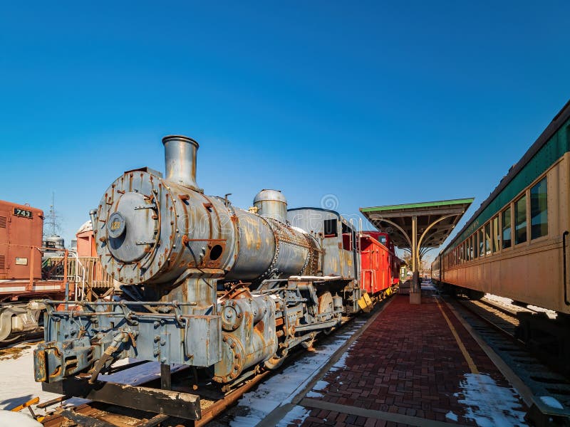 Sunny View of the Oklahoma Railway Museum Editorial Photography - Image ...