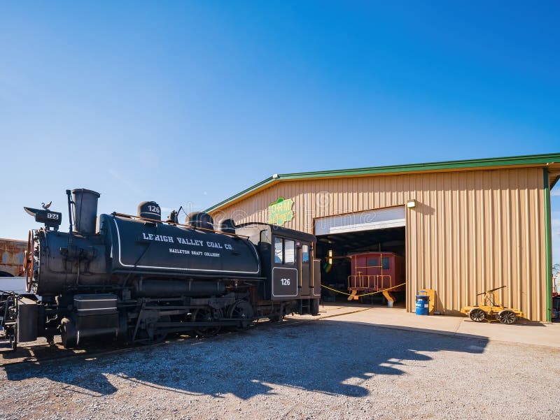 Sunny View of the Oklahoma Railway Museum Editorial Photo - Image of ...
