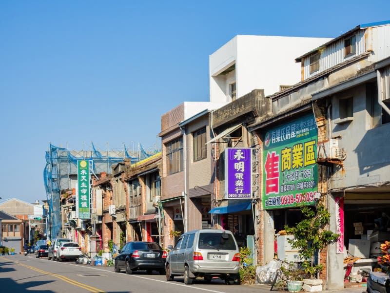 Sunny View of the Old Street of Yuanli Editorial Photo - Image of architecture, street: 267686526