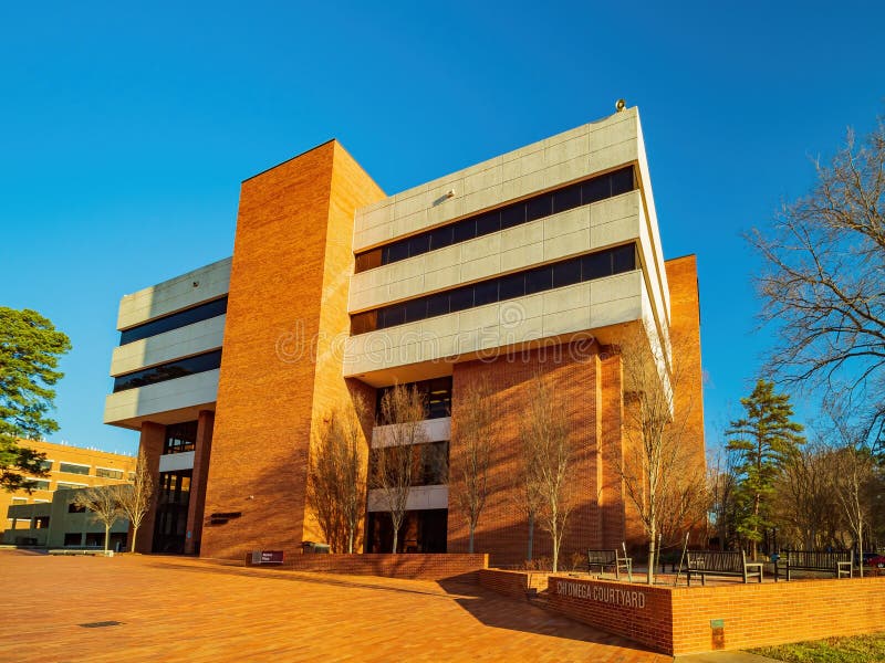 Sunny View of the Ottenheimer Library of University of Arkansas Stock ...