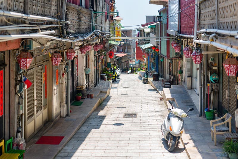 Sunny View of the Town Cityscape Editorial Stock Image - Image of asian ...