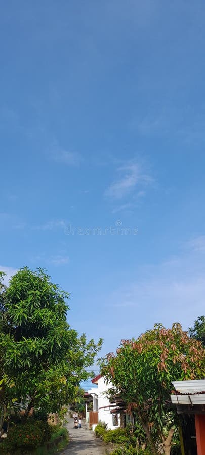 Sunny Weather with a Beautiful Sky Somewhere Stock Photo - Image of ...