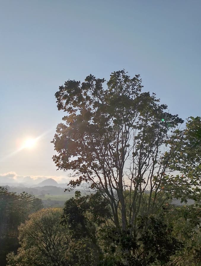 Sunny Weather on Top of Kelud Hill Stock Photo - Image of kelud, hill ...