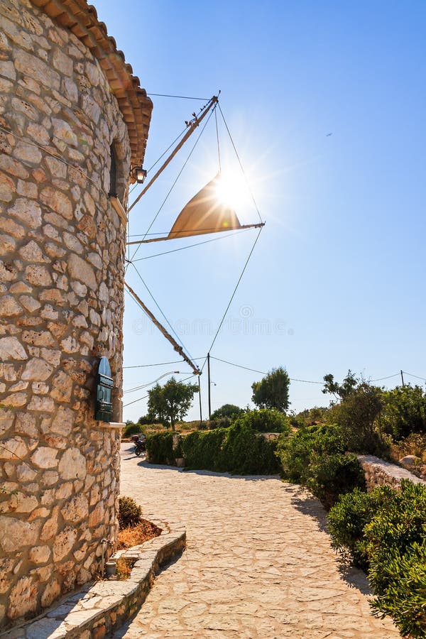 Sunny windmill stock photo. Image of tourist, structure - 36975904