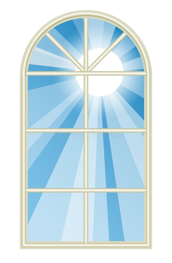 Sunny Window stock vector. Illustration of sunny, illustration - 36124856