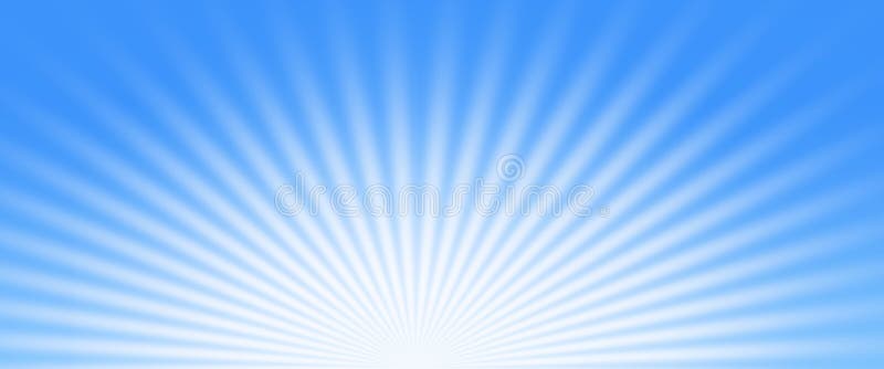 Sunray and Blue Background Banner Stock Photo - Image of shiny, summer ...