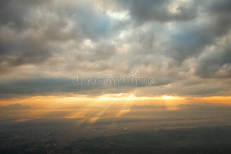 Sunray stock image. Image of colorful, landscape, illuminated - 62198445