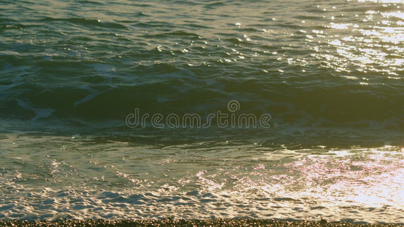 Sunrays Flickering in Water Stream. Beautiful Seascape. Never Endless ...