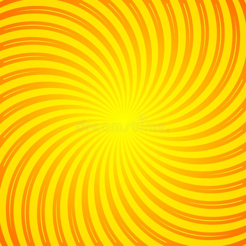 Retro Comic Book Background. Vintage Yellow Sun Rays Stock Vector ...