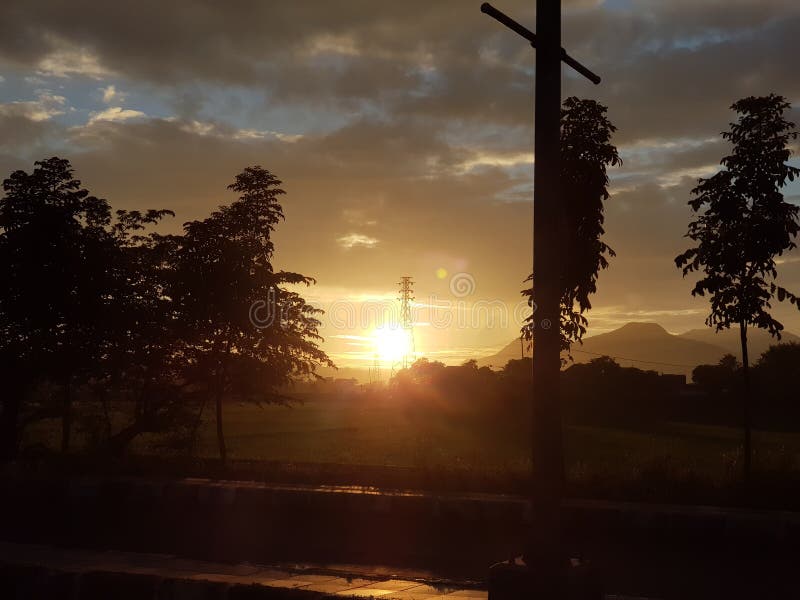 Sunrise in the morning stock photo. Image of morning - 203472872