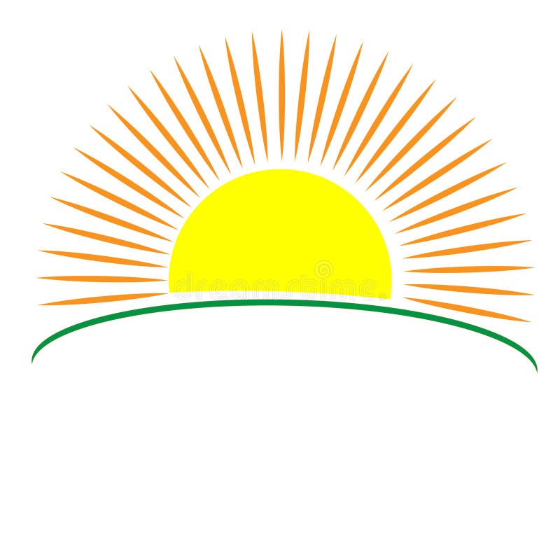 SUNRISE - ICONIC DESIGN LOGO Stock Illustration - Illustration of ...
