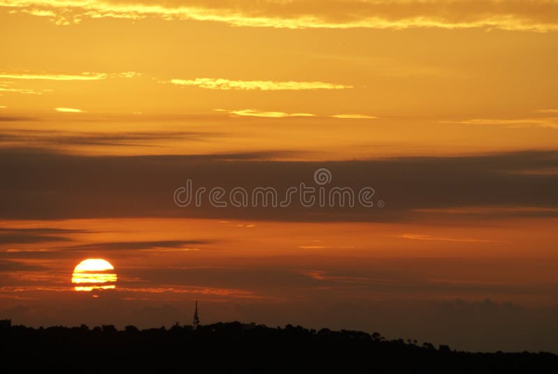 Sunrise stock image. Image of atmosphere, clear, vapor - 3273803