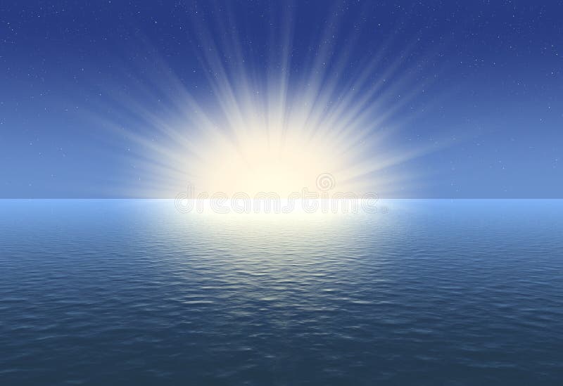 High resolution sunrise stock illustration. Illustration of southern ...