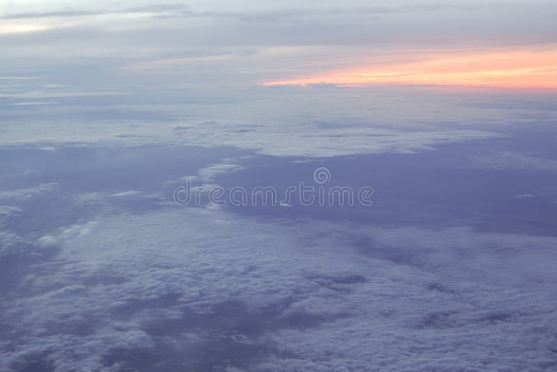 Sunrise above clouds stock photo. Image of high, peaceful - 163401064