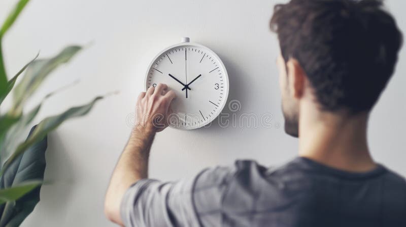 A Sunrise with an Alarm Clock Symbolizing the Daylight Saving Time ...