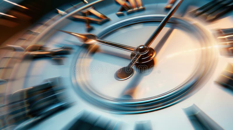 A Sunrise with an Alarm Clock Symbolizing the Daylight Saving Time ...