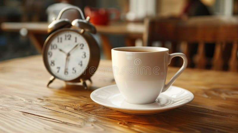 A Sunrise with an Alarm Clock Symbolizing the Daylight Saving Time ...