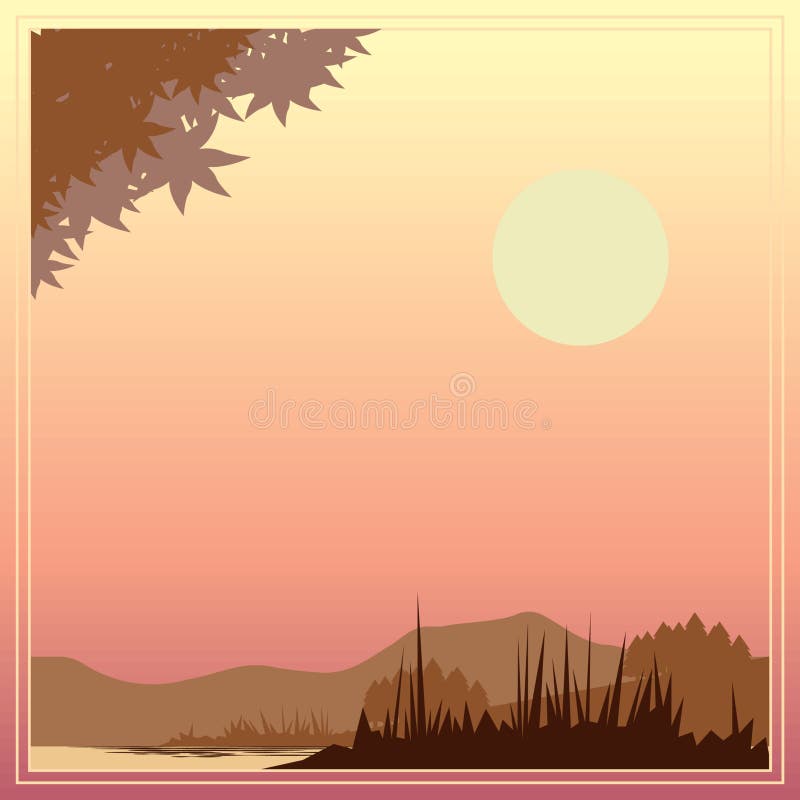 Sunrise background design stock vector. Illustration of sunrise - 182788250