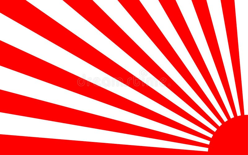 Sunrise Background with Japan Style Stock Illustration - Illustration ...