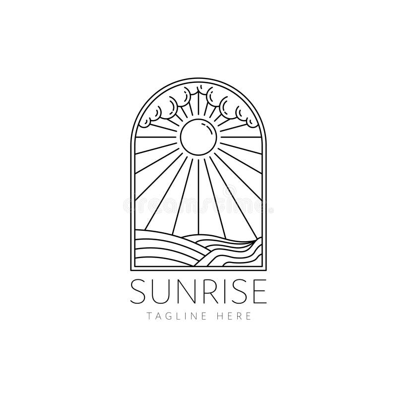 Monoline Sun Wave Stock Illustrations – 358 Monoline Sun Wave Stock ...