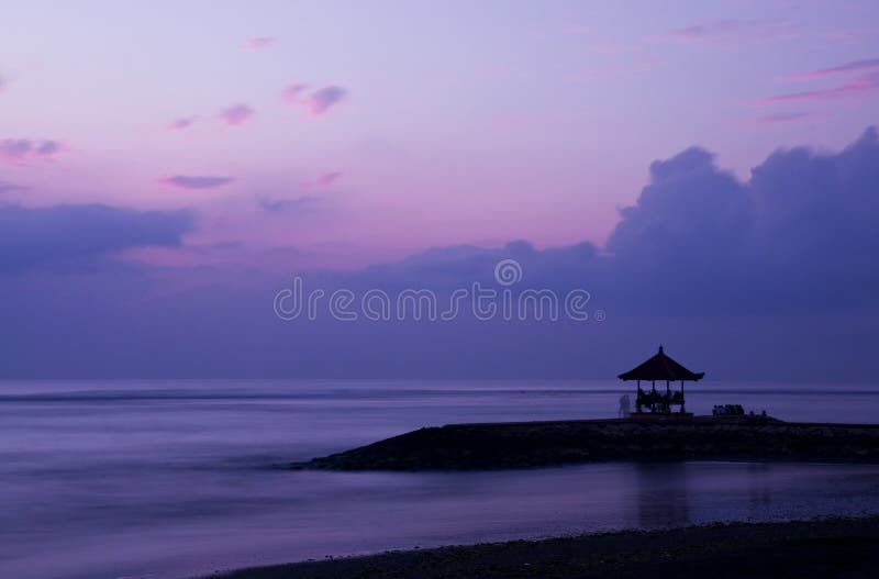 Sunrise in Bali stock photo. Image of pink, ocean, beach - 14658338