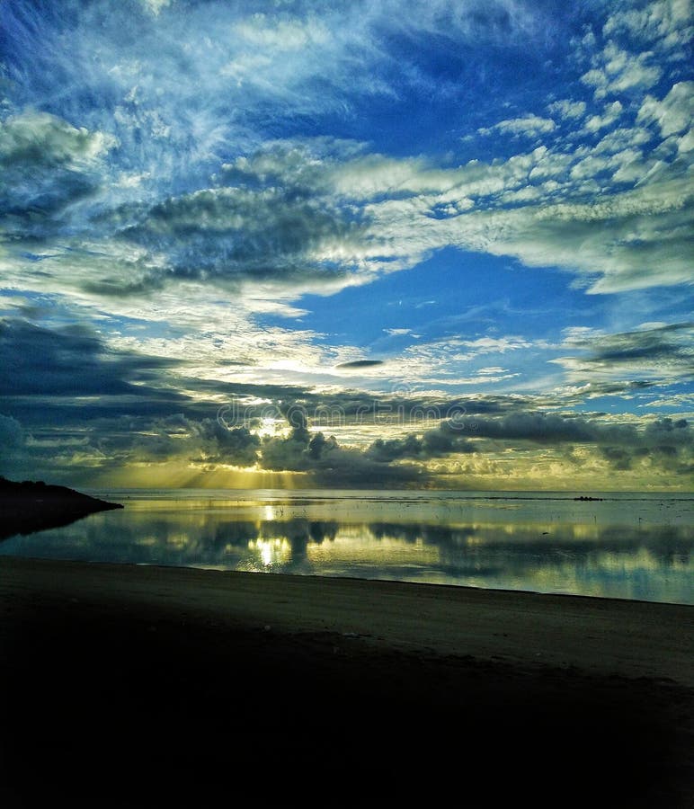 Sunrise in Bali stock photo. Image of pink, ocean, beach - 14658338