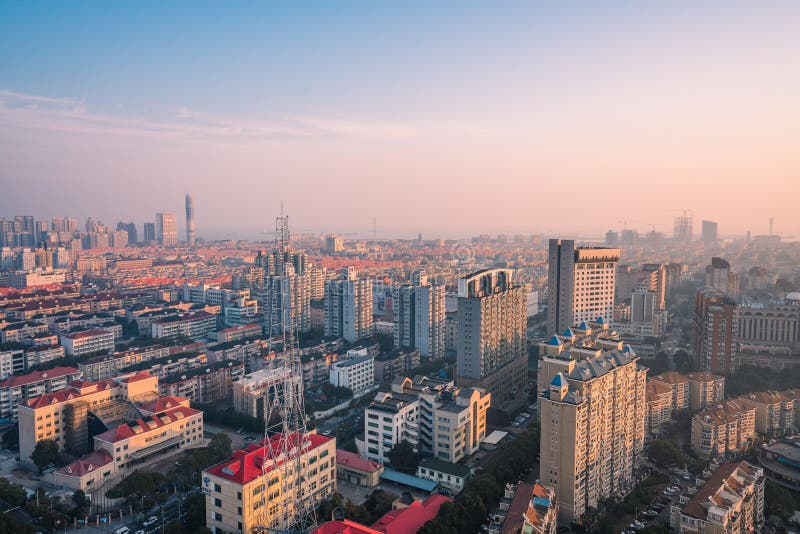 Sunrise at Baoshan stock image. Image of cloud, rock - 238222749