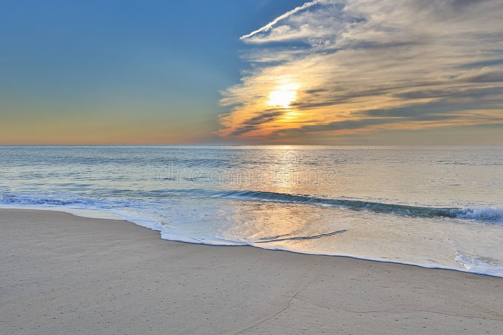 Sunrise at Bethany Beach, Deleware Stock Image - Image of summer, ocean ...